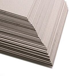 A4 Greyboard Backing Card 320GSM 500 Micron 25 Sheets