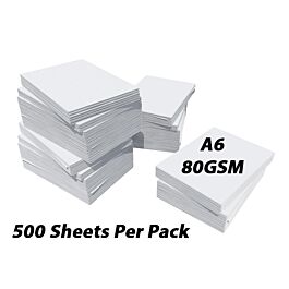 A6 80GSM White Paper